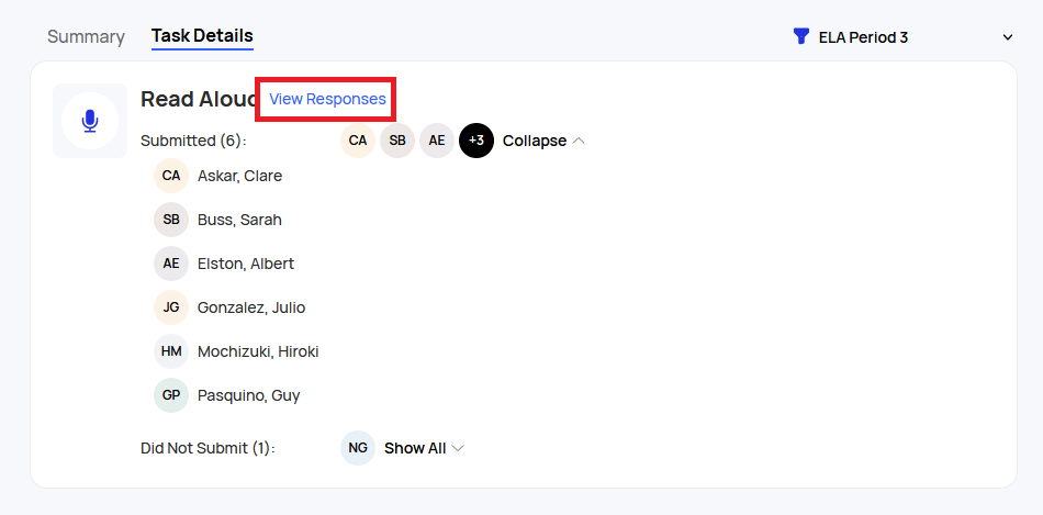 Task Details View – Readlee Support